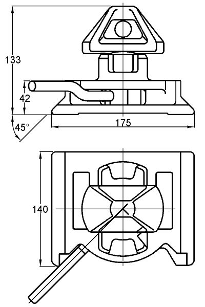 Container Twist Lock Dimensions ISO Shipping Container Info